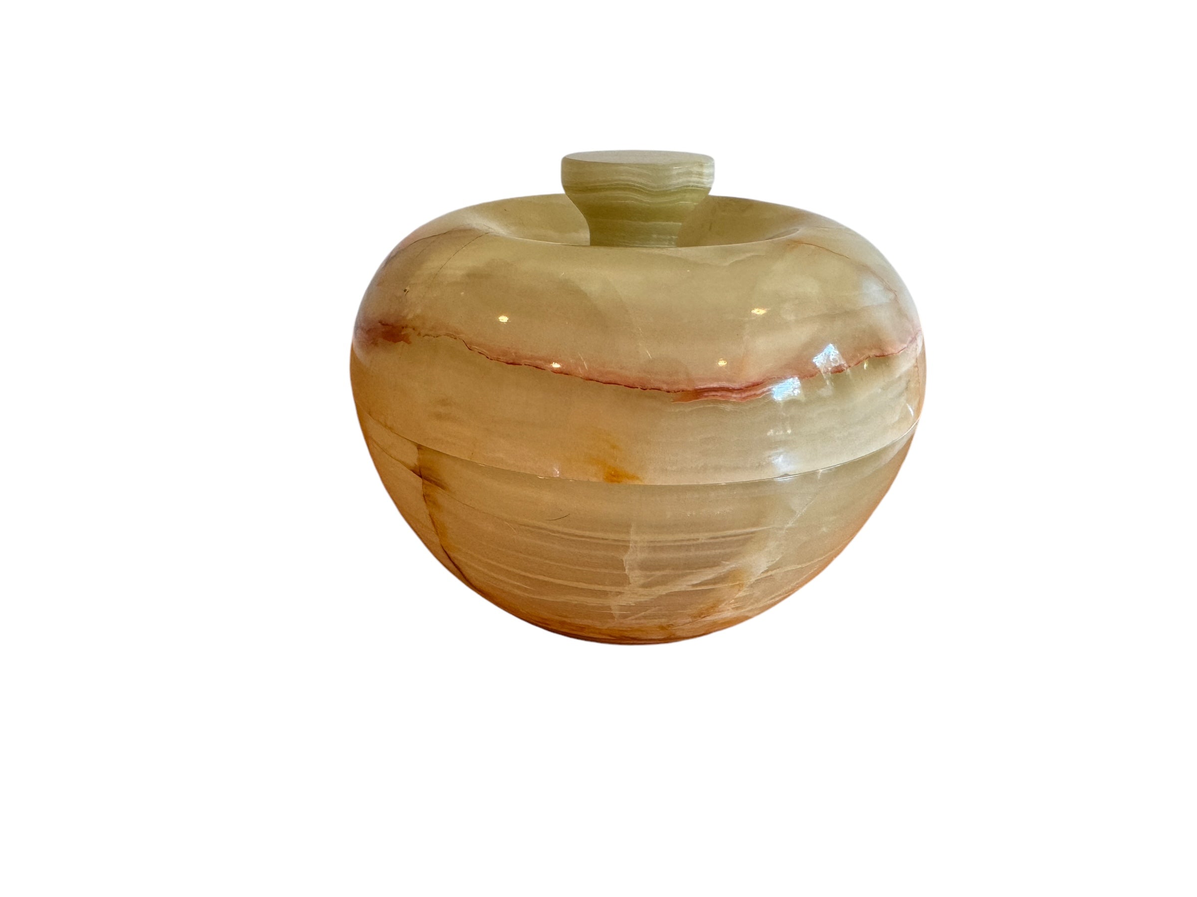 Green and Rust Onyx Round Box – Portland Revibe