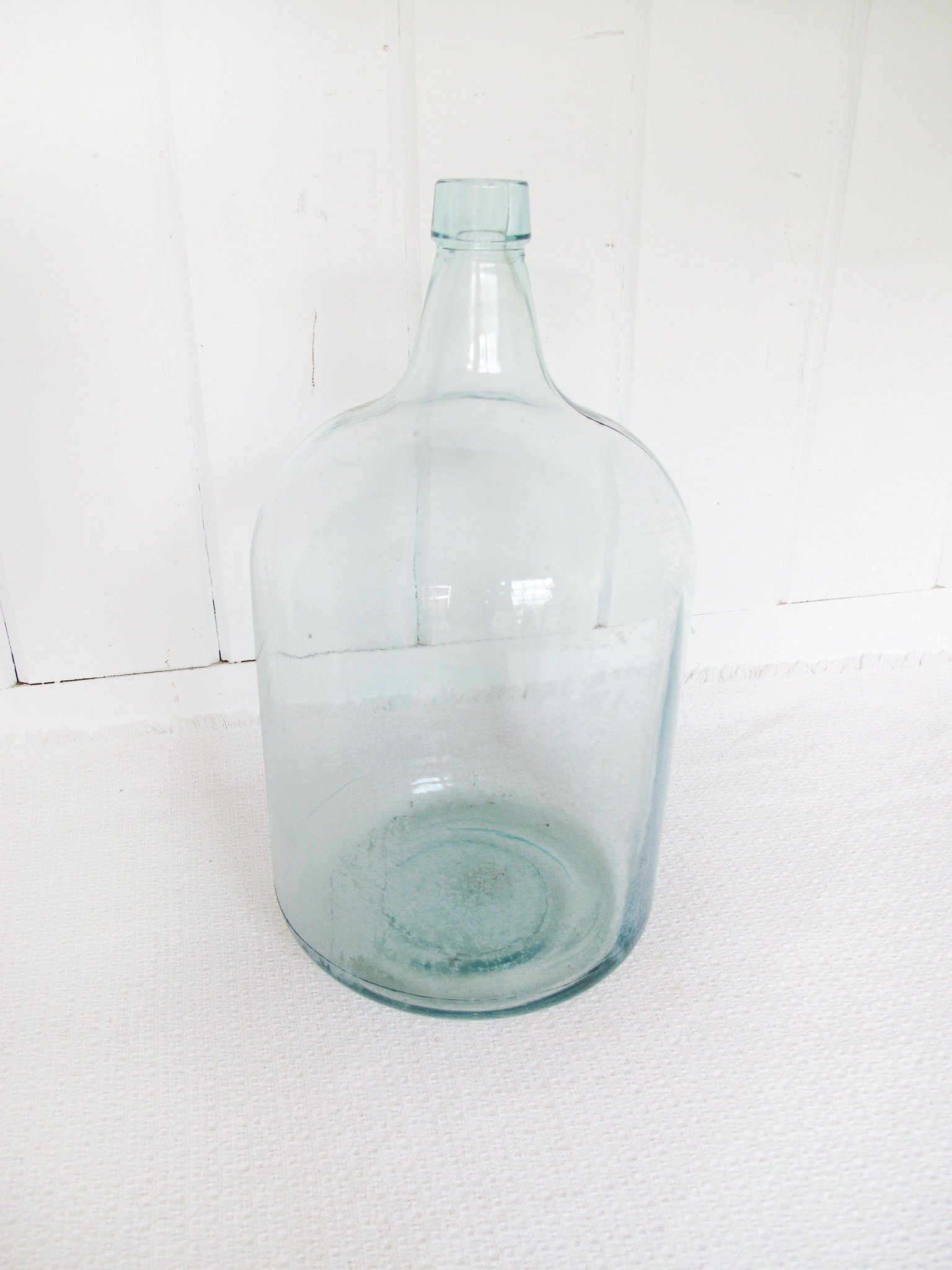 Hand Blown Blue Glass Demijohn Jug Jar – Portland Revibe